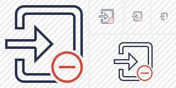 Enter Remove Icon Outline Color Professional Stock Icon And Free Sets 