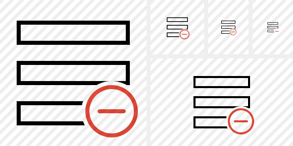Menu Remove Icon Outline Duo Professional Stock Icon And Free Sets Awicons